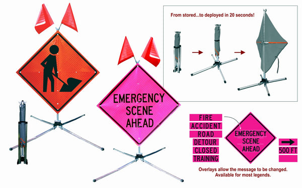 Fold & Roll - Emergency Sign – Danko Equipment